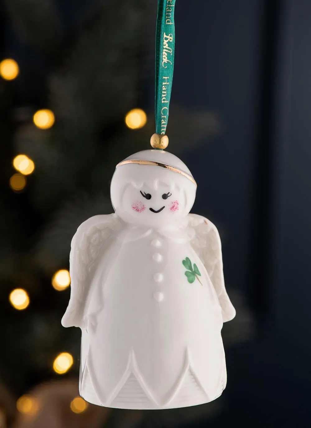 Belleek Angel Bell Ornament | Blarney