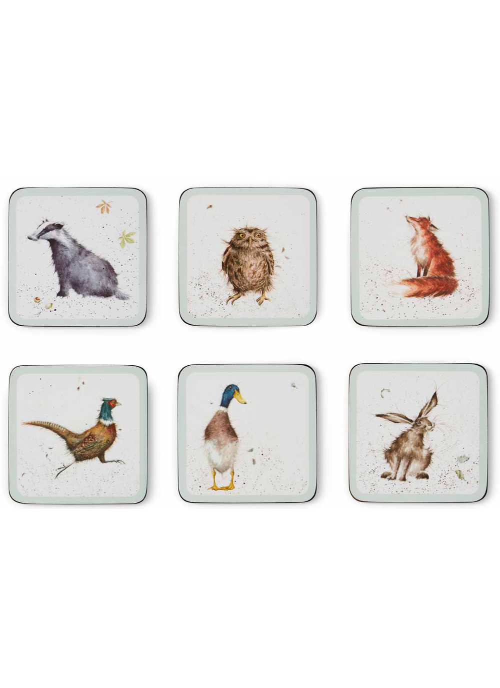 Forest Friends Coasters - Set of 6 | Blarney