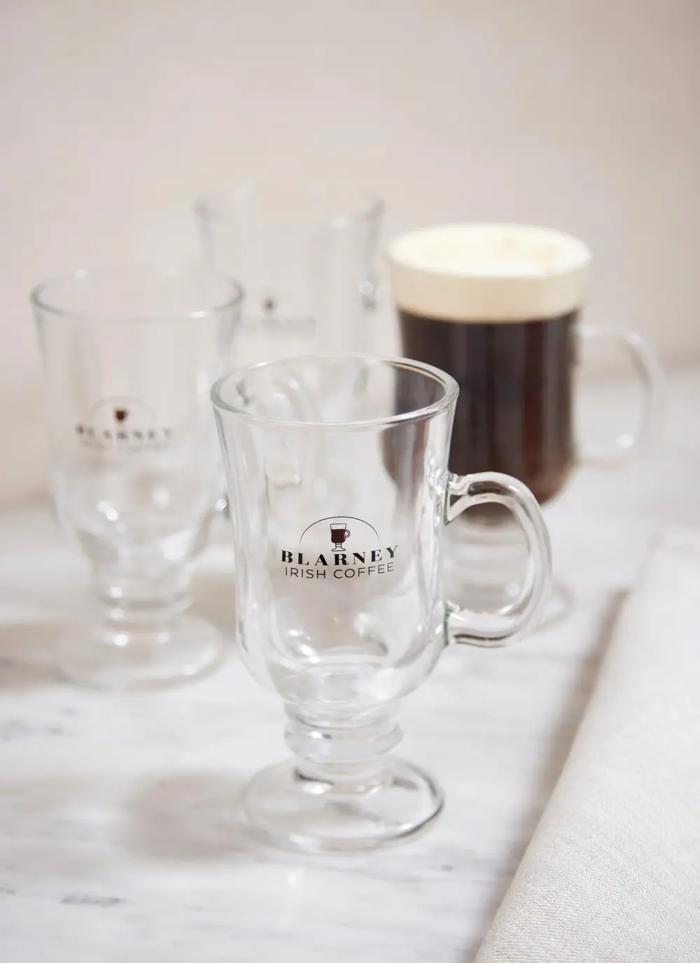 Blarney Irish Coffee Glasses Set of Four | Blarney