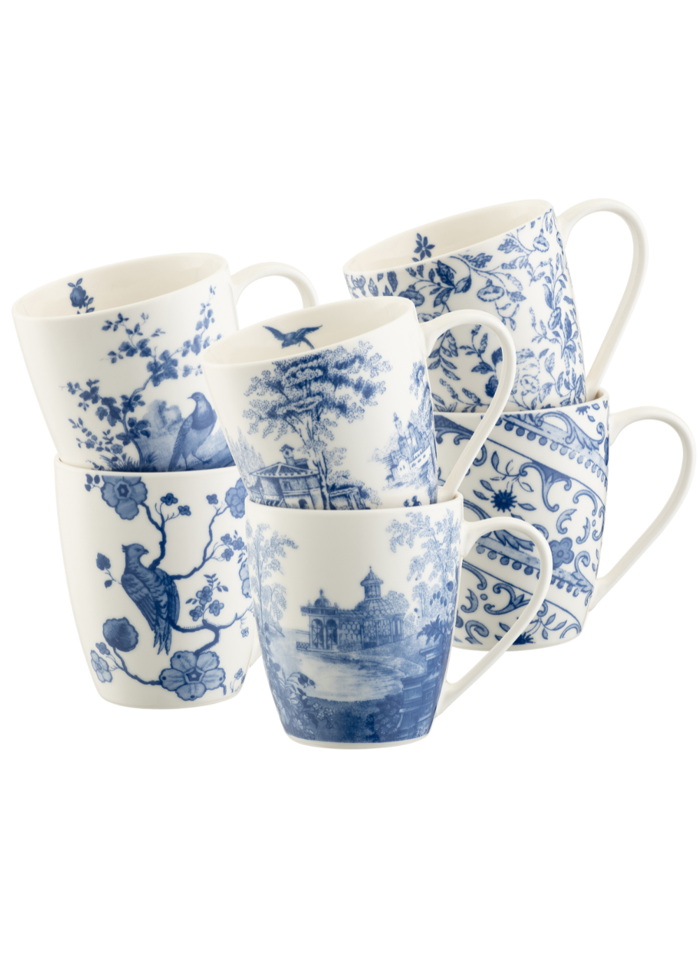 Archive Blue Mugs Set of 6 | Blarney