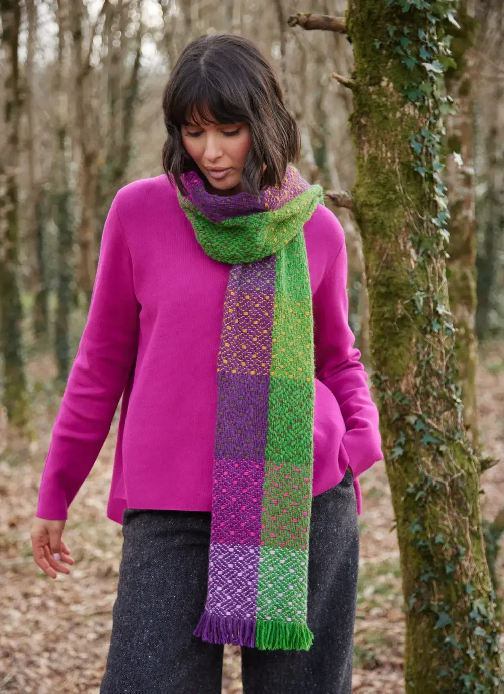 Tara Weave Country Scarf in Tara Multi | Blarney