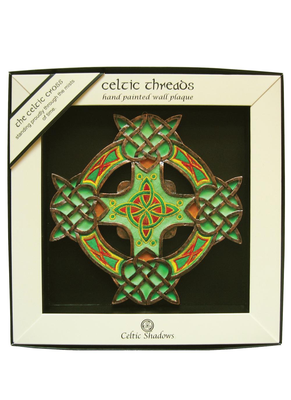 Celtic Threads Celtic Cross Plaque | Blarney