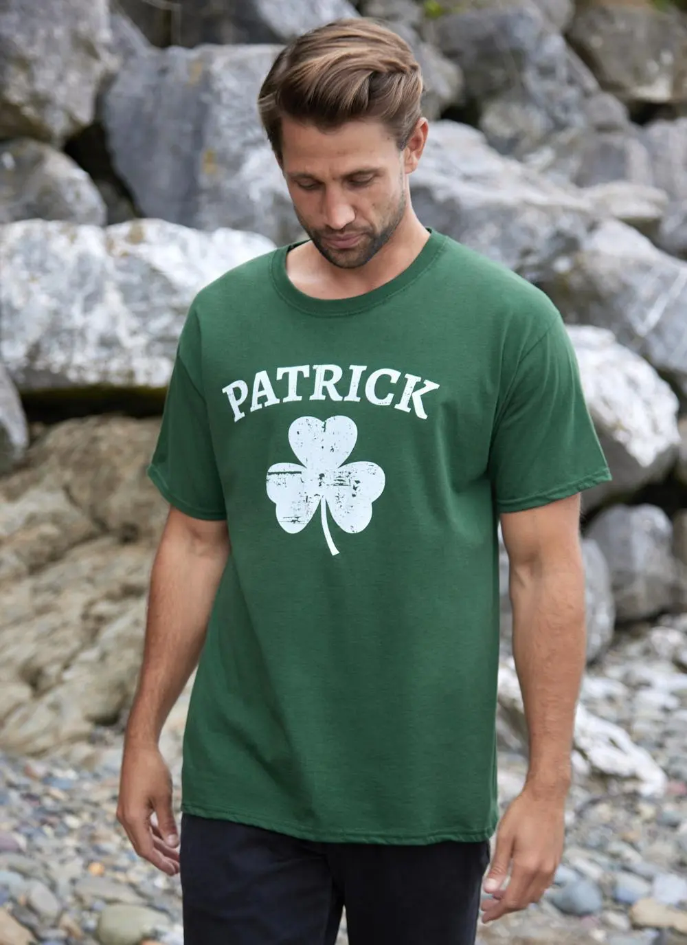 Unisex Personalized Shamrock T-shirt | Blarney