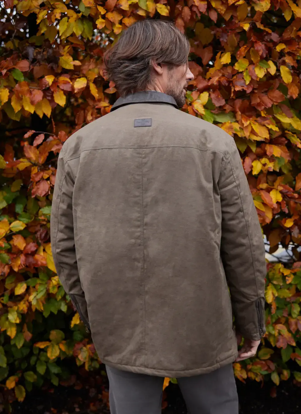 Balerno Waxed Barn Coat in Rock | Blarney