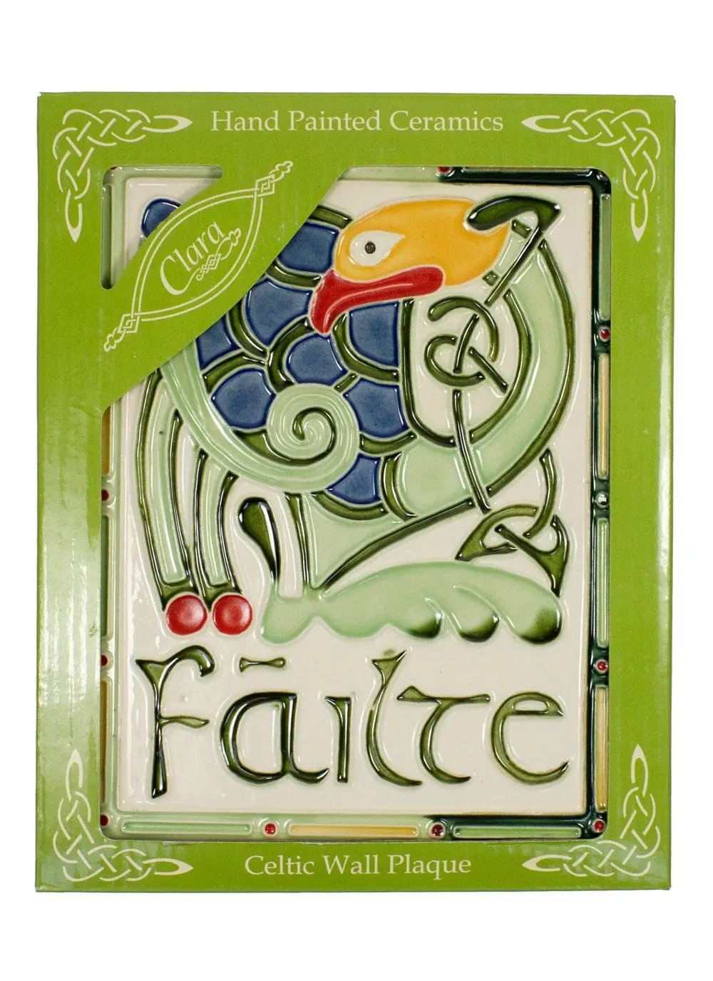 Clara Crafts | Sacred Messenger Failte Ceramic Plaque | Blarney