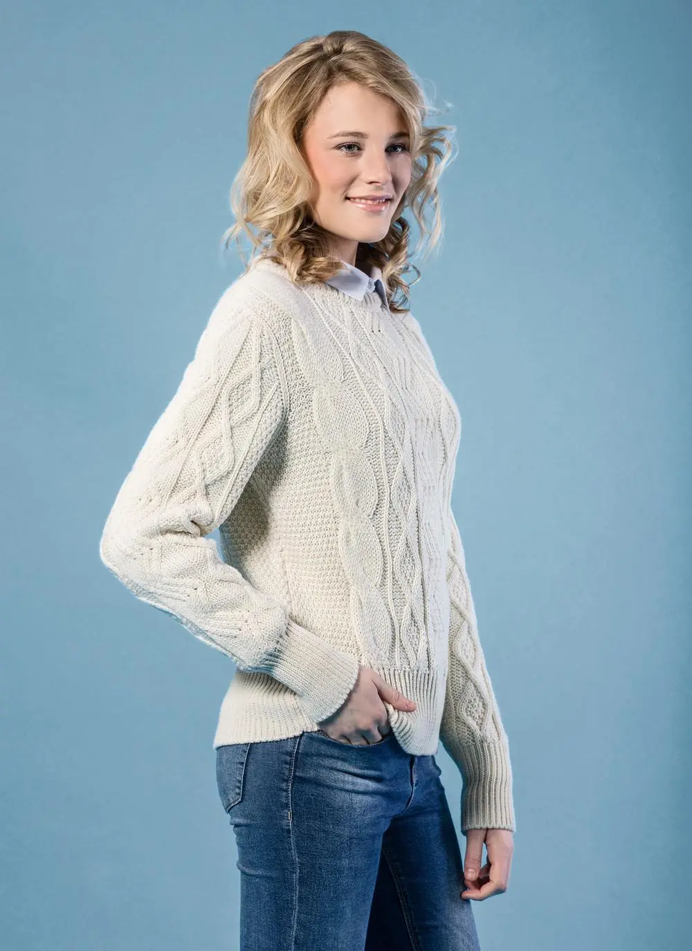 Laura Cropped Sweater | Blarney