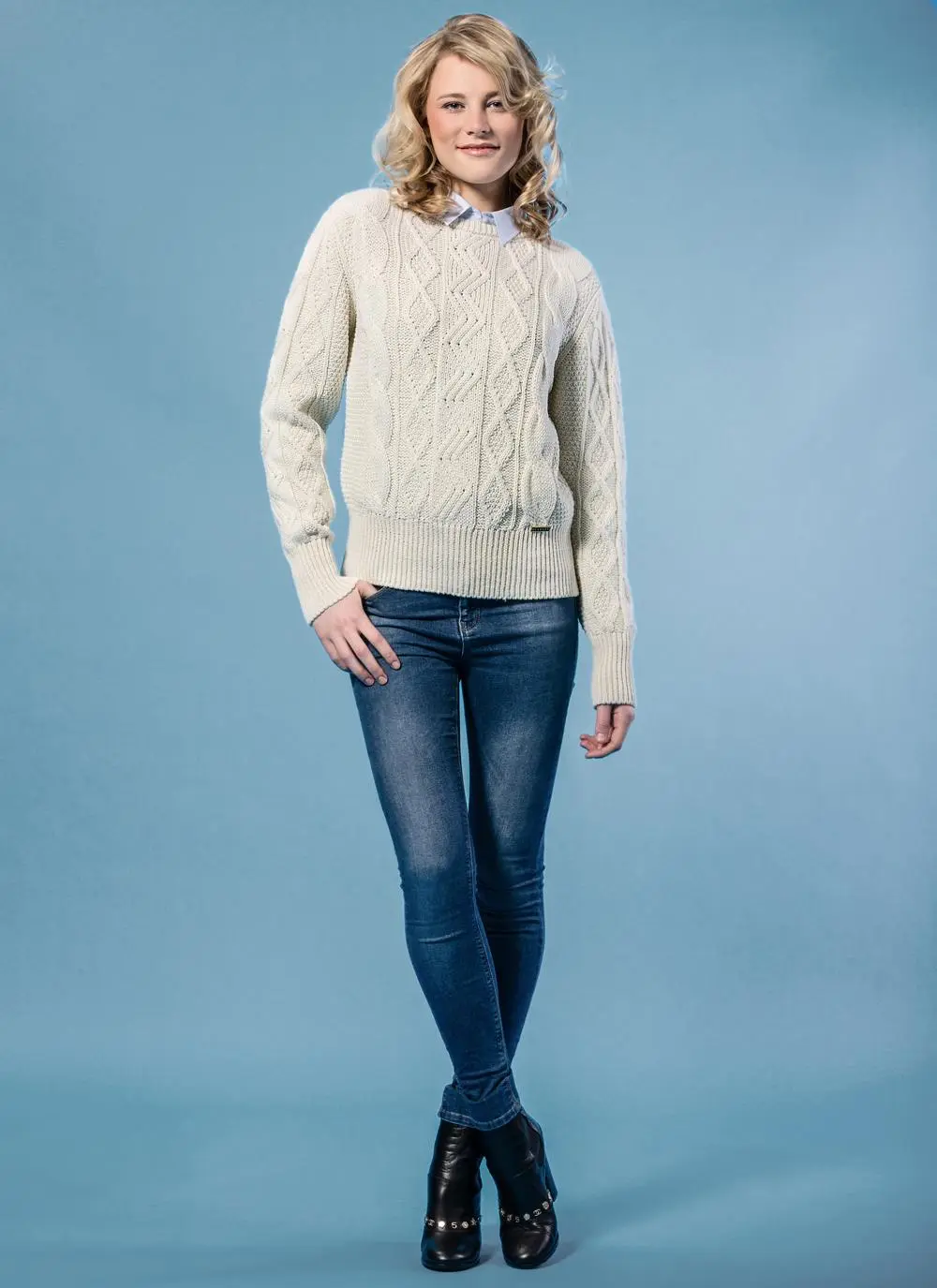 Laura Cropped Sweater | Blarney