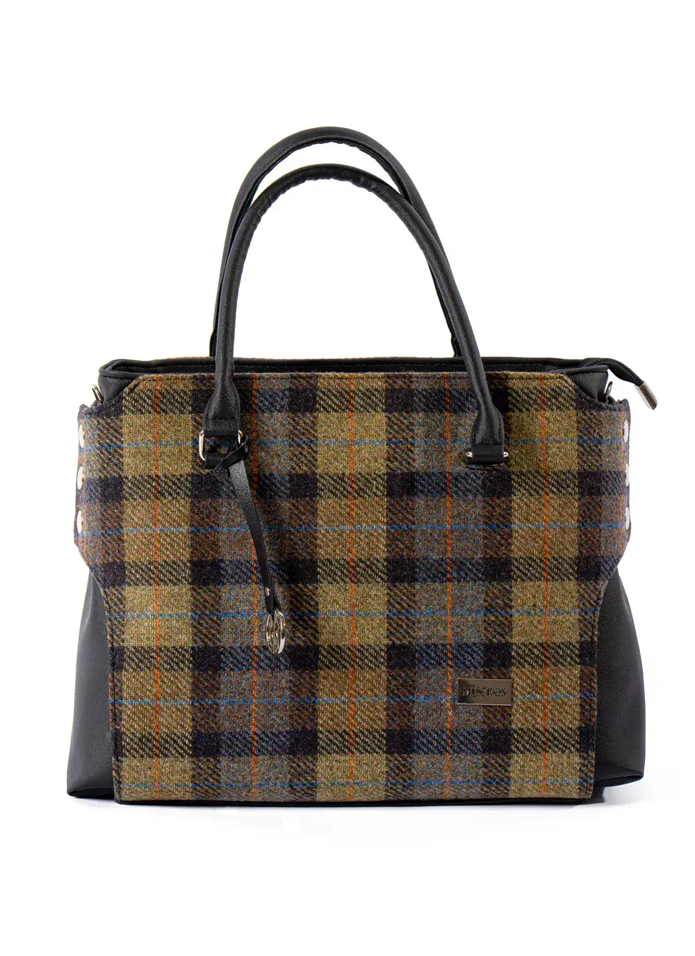 Mucros Emily Handbag in Green Check | Blarney