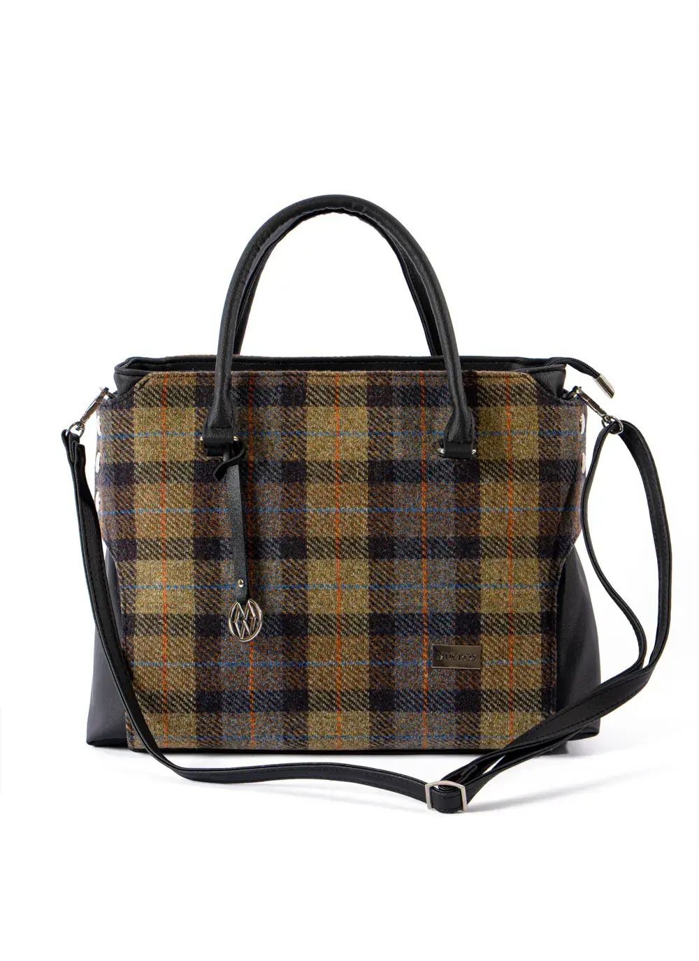 Mucros Emily Handbag in Green Check | Blarney