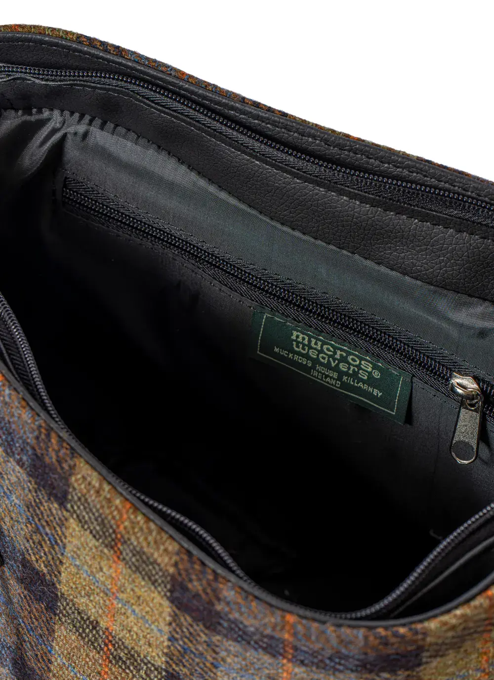 Mucros Emily Handbag in Green Check | Blarney