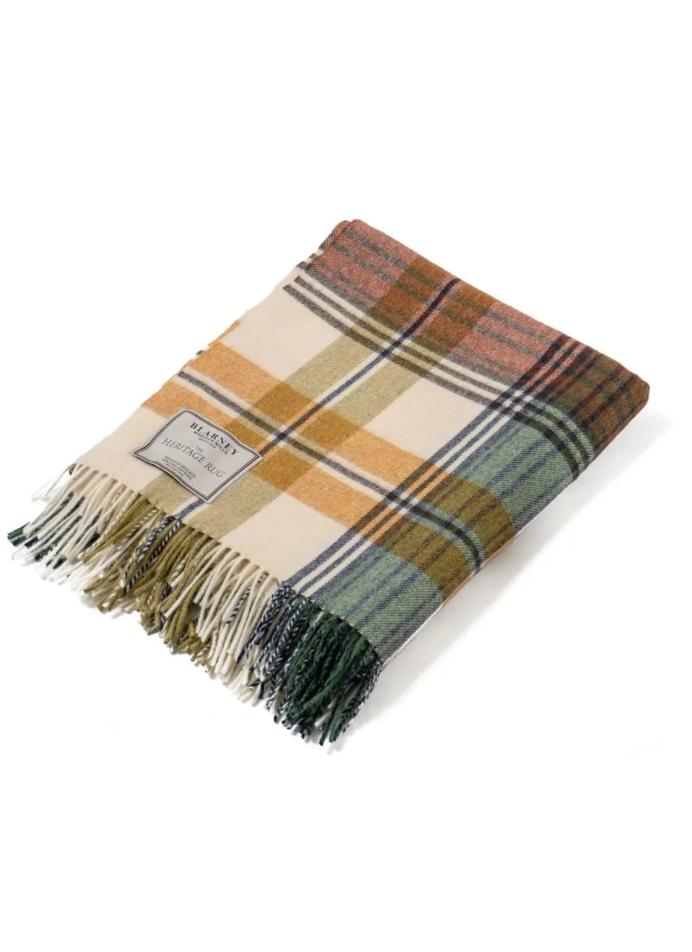 Maple Leaf Tartan Lambswool Throw | Blarney
