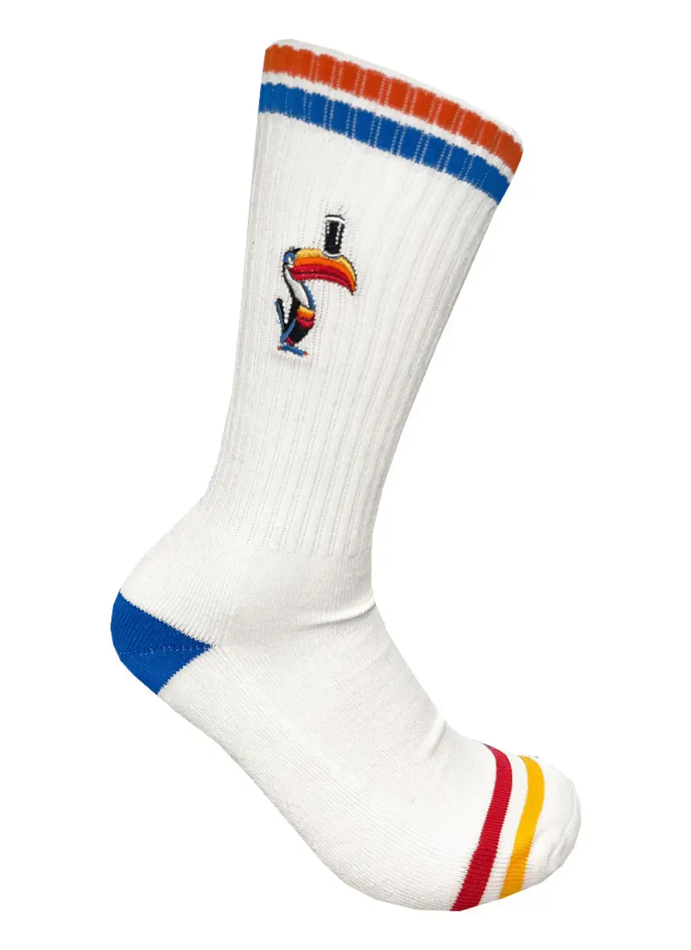 Men's Toucan Sports Socks in White | Blarney
