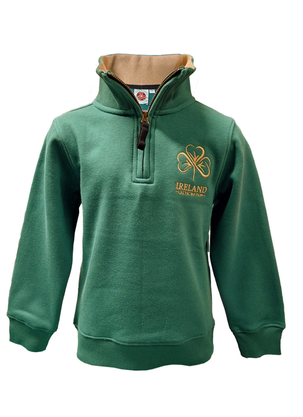 Kids Shamrock Ireland 1/4 Zip Top | Blarney