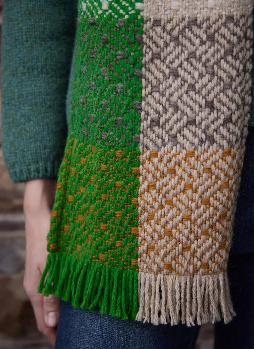 Tara Weave Country Scarf in Tara Forest | Blarney