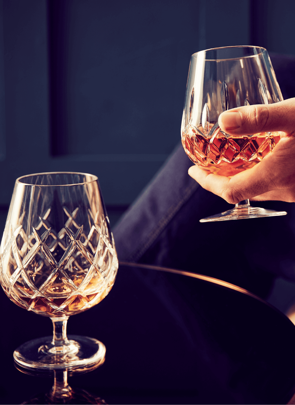 Waterford Crystal Connoisseur Olann Brandy Balloon Pair | Blarney