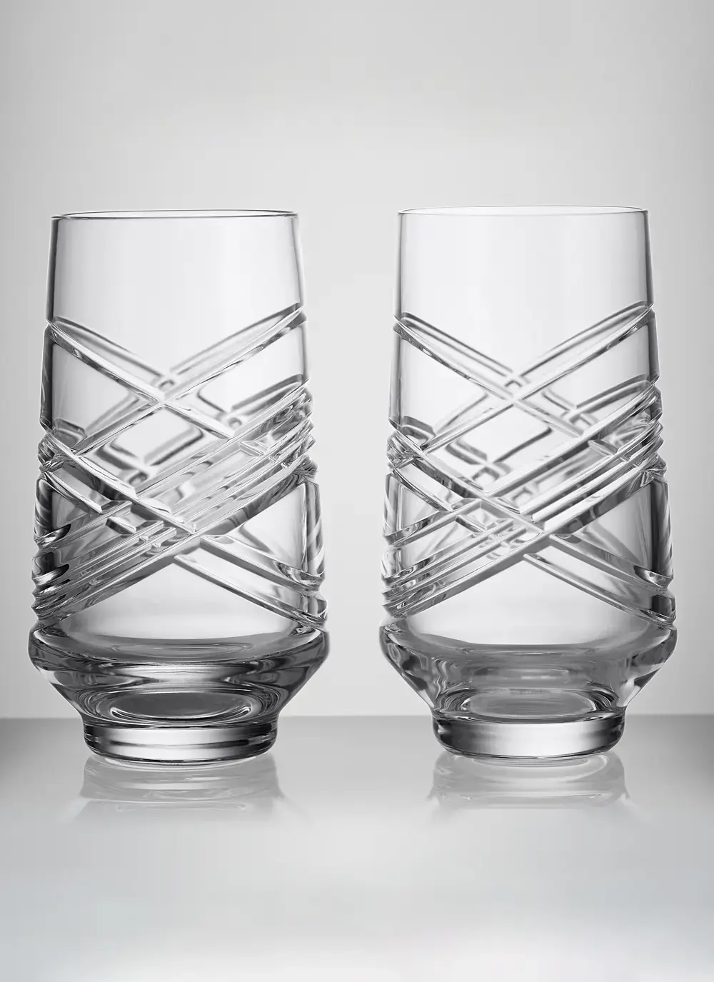 Waterford Crystal Aran High Ball Pair of Glasses Set of 2 | Blarney