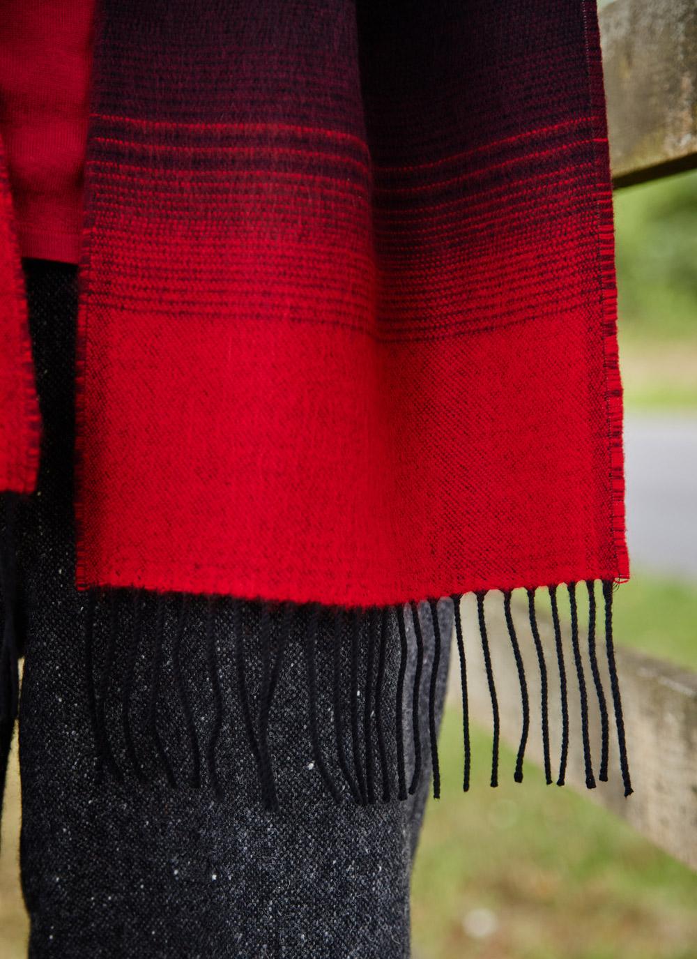 Country Scarf in Red Shadow | Blarney