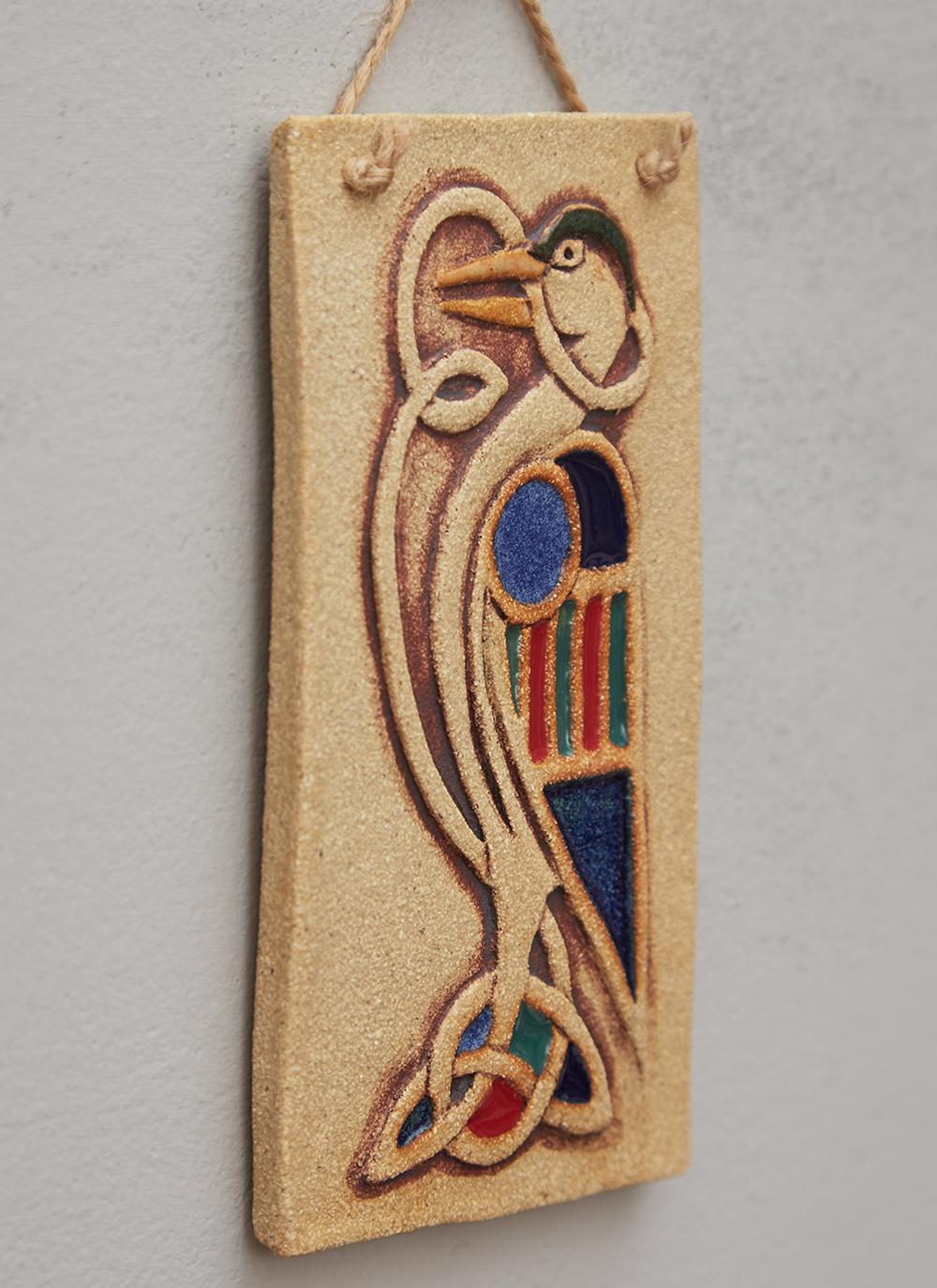 Michelle Butler Ceramics Celtic Bird Plaque | Blarney