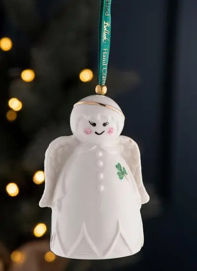 Belleek Angel Bell Ornament | Blarney
