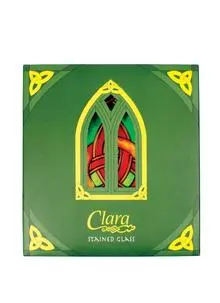 Stained Glass Claddagh Ring Arch Suncatcher | Blarney