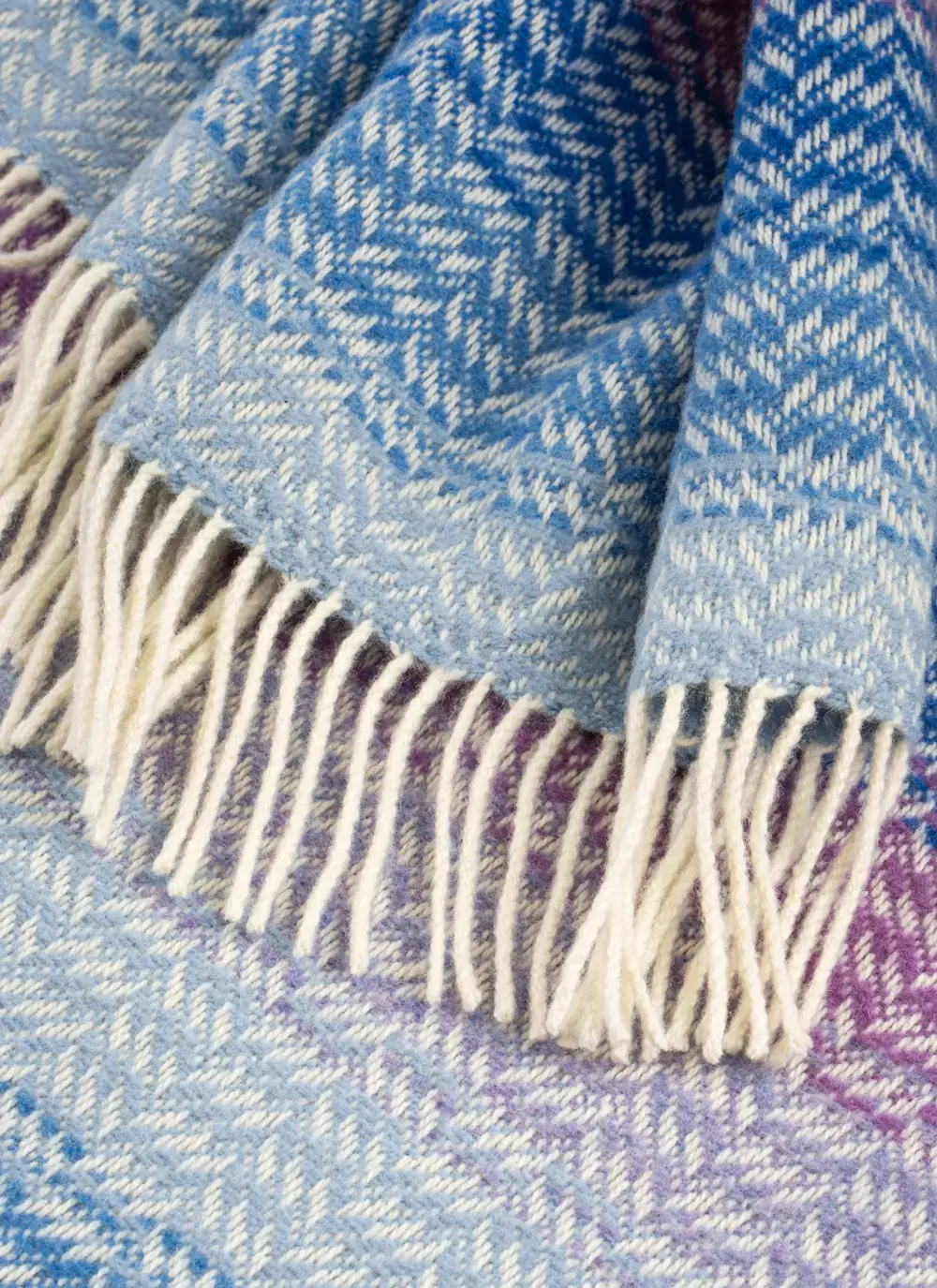 Heather Fields Wool Cashmere Throw | Blarney