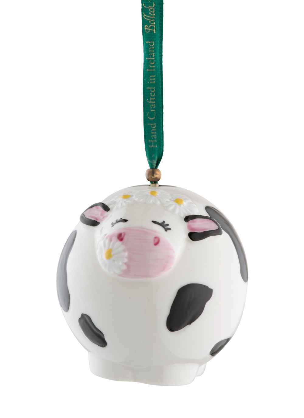 Belleek Daisy The Cow Hanging Ornament | Blarney