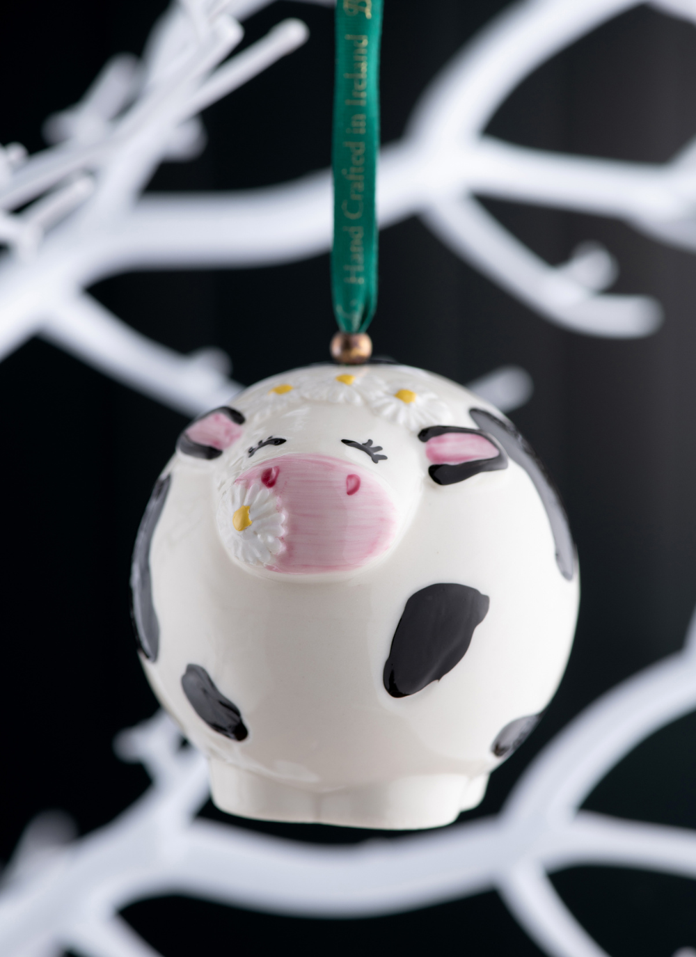 Belleek Daisy The Cow Hanging Ornament | Blarney