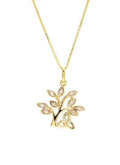 Tri Color Tree Of Life Pendant | Blarney