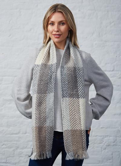 Women's Scarves - Tartan Check, Celtic, Infinity, Honeycomb | Blarney